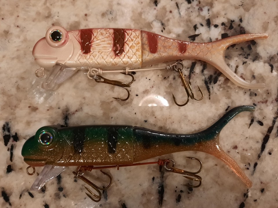 2 - Musky Innovations SHALLOW INVADER Jrs--- MICRO Size MUSKY LURES ...