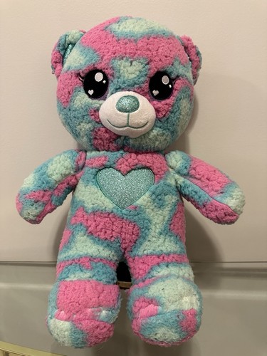 Build A Bear Rare Heats Cotton Candy Stuffed Animal | eBay