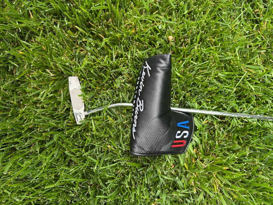 Kevin Burns Custom Mallet Putter with Headcover and Super Stroke 2.0 | eBay