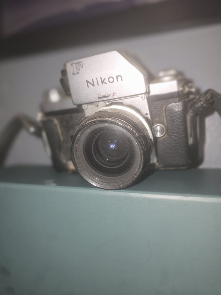 Nikon F Body w/ 50 MM F/1.4 Lens and Bottom Case w/ Strap | eBay