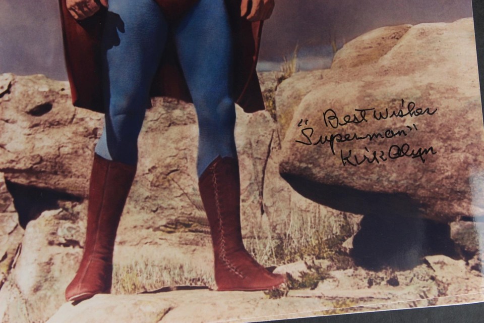 KIRK ALYN (1910-1999) (FIRST SUPERMAN) AUTOGRAPHED 8 x 10 PHOTOGRAPH ...