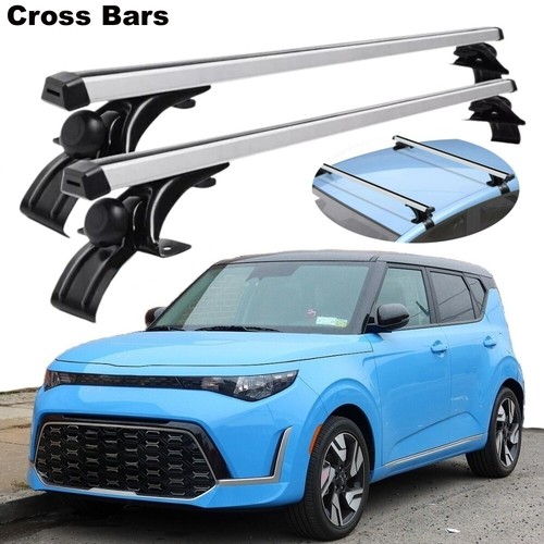 Roof Rack Cross Bars Fits For Kia Soul SK3 2019-2025 Cargo Carrier ...