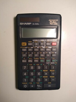 VINTAGE SHARP EL-520L SOLAR SCIENTIFIC CALCULATOR | eBay