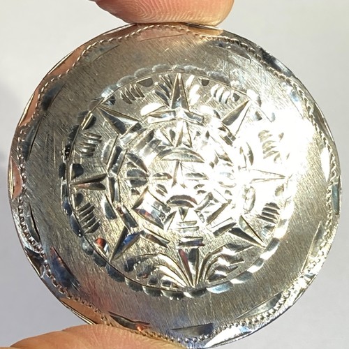 Aztec Mayan Sun Dial Pendant Brooch Taxco Sterling Silver Old Mexico 13 ...