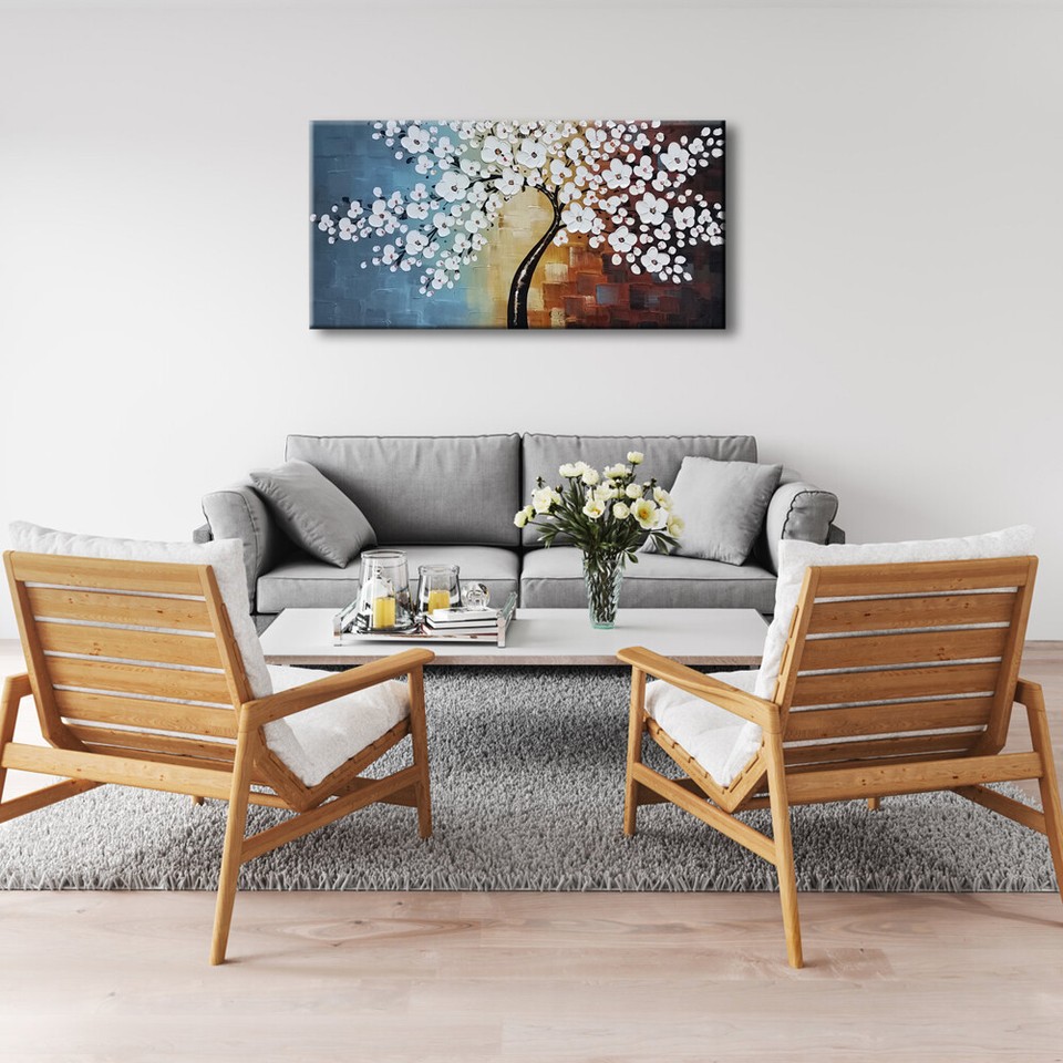 Original Hand Paint Canvas Paintings Pictures Wall Art Home Decor ...