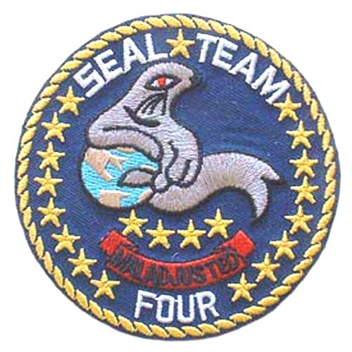 US NAVY USN SEALS SEAL TEAM 4 EMBROIDERED PATCH | eBay
