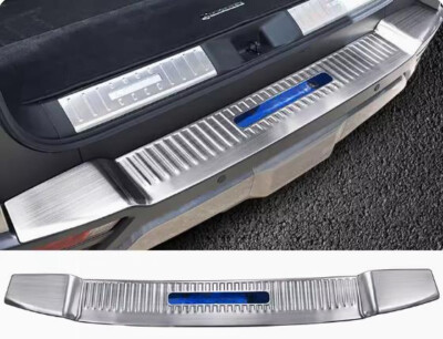For 2022-2023 Lexus LX600 Silver Steel Outer Rear Bumper Protector Sill ...