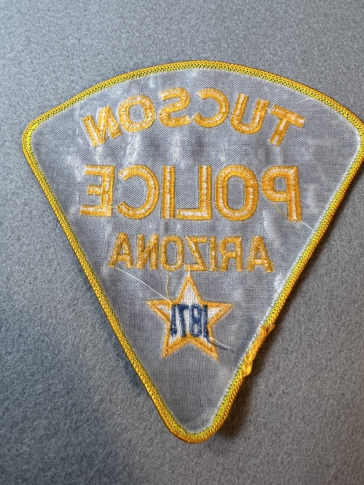 Tucson AZ Police Shoulder Patch | eBay
