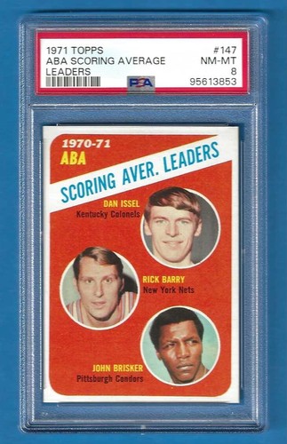 1971 Topps ABA Scoring Average Leaders #147 PSA 8 NM-MT | eBay