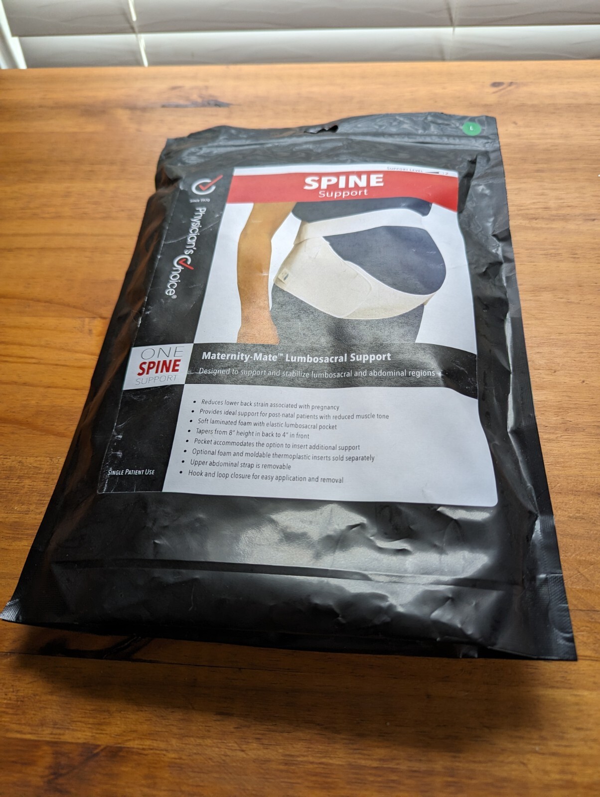 Physician's Choice maternity-mate lumbar sacral support. Sz Large | eBay