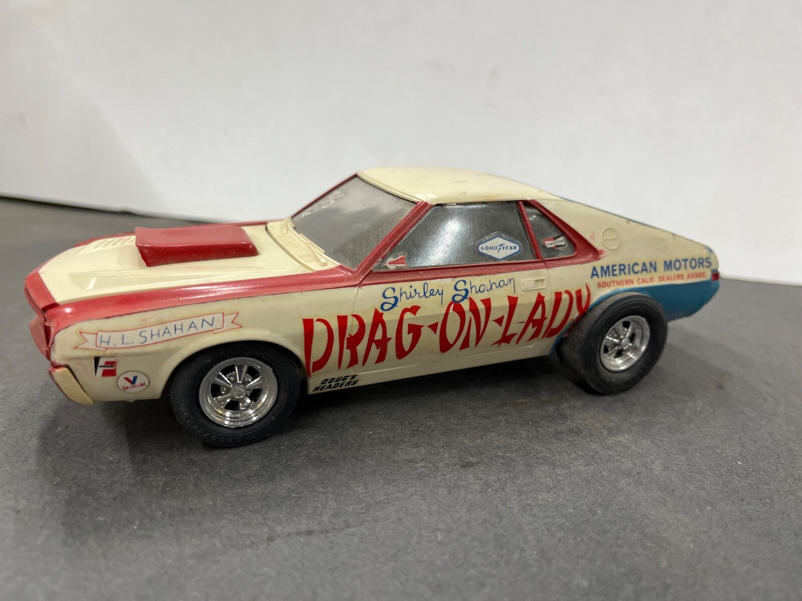C7 Johan AMC AMX Drag-on Lady vintage built model 1/25 McM. | eBay