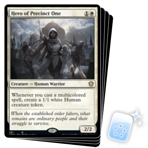HERO OF PRECINCT ONE X4 Dominaria United: Commander Magic MTG MINT CARD ...