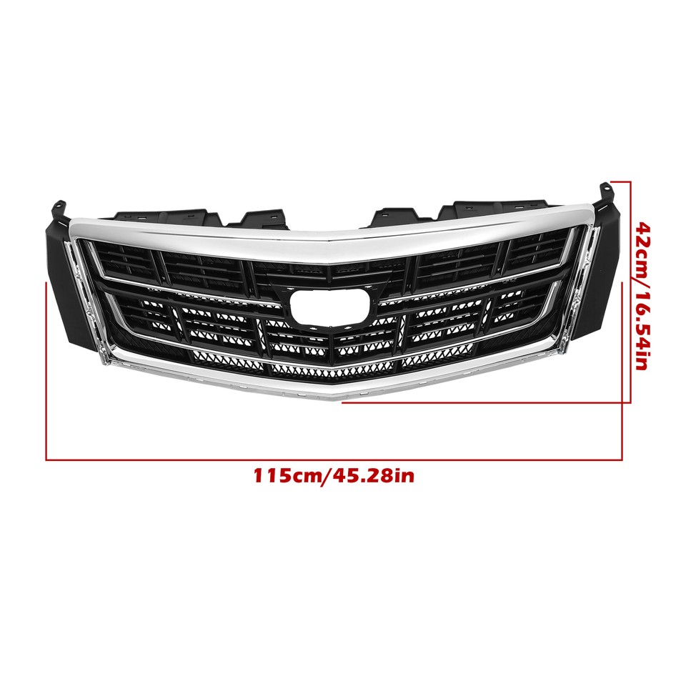 Front Upper Bumper Radiator Grille Grill Fit For Cadillac XTS 2016-2017 ...