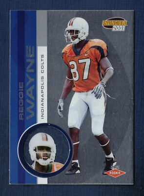 2001 Pacific Invincible Reggie Wayne (RC) #268 Indianaplis Colts MINT ...