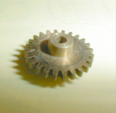 18 Tooth Double Shank Brass Pinion Gear 48 P .093" Shaft 36D Slot Car ...