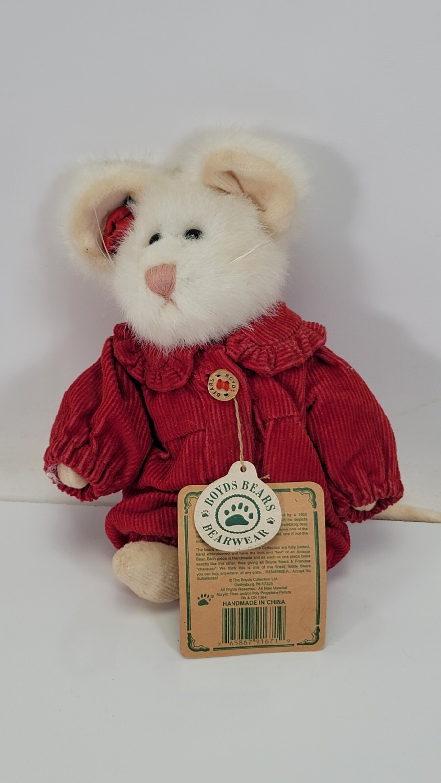 Boyds Bears & Friends Monterey Mouski Plush Mouse Archive Collection | eBay
