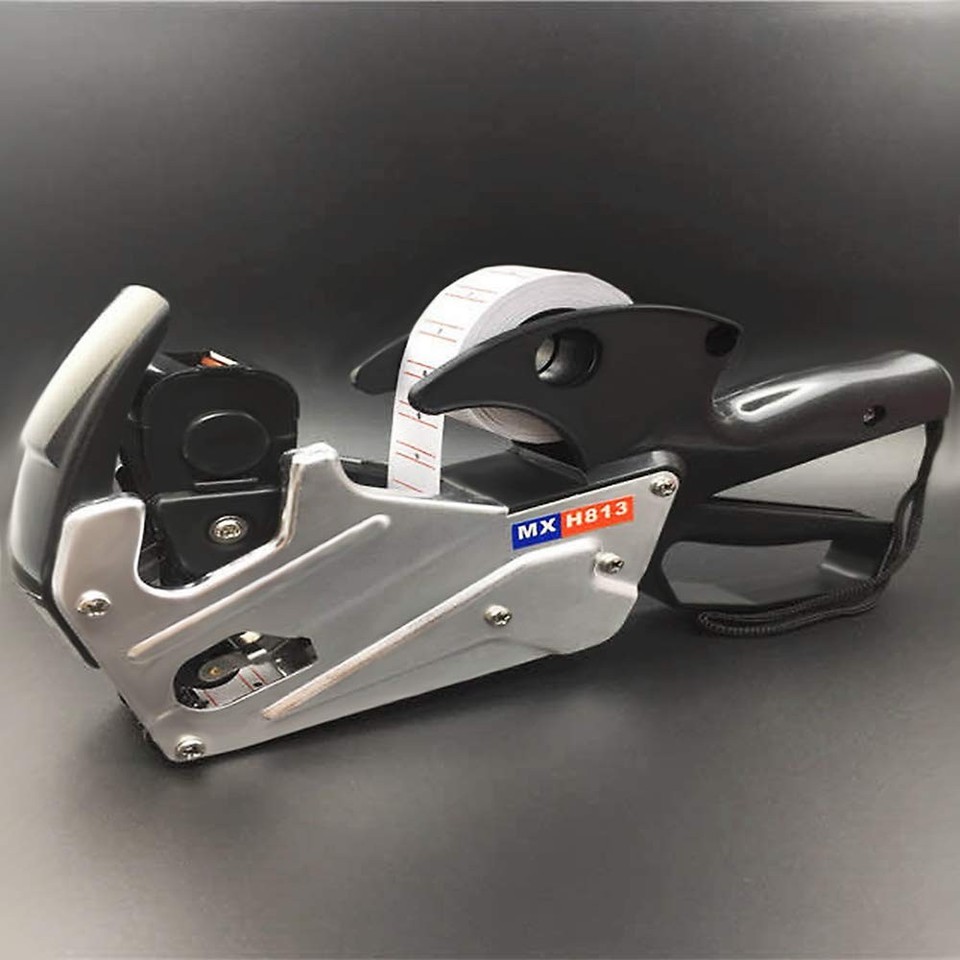 MX-h813 Price Tag Gun for Clothing Tags -Price Stickers-Expiration Date ...
