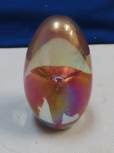 HAND BLOWN PAPERWEIGHT SIGNED BY W W OR MAYBE W M 84 | eBay