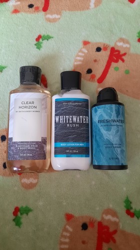 Bath&Bodyworks LOT Whitewater Rush Lotion Clear Horizon Freshwater ...