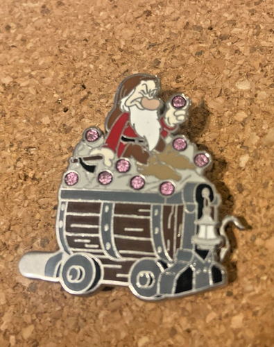 Disney Pin Seven Dwarfs Grumpy Mystery Collection Mine Cart 2014 | eBay