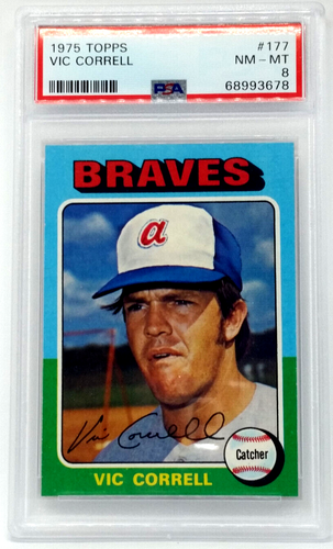 1975 Topps #177 Vic Correll Card - Graded PSA 8 NM-MT | eBay