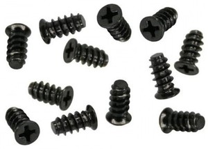 12 Pieces PC Computer Fan Screws - Black *Quick Dispatch & Free UK ...