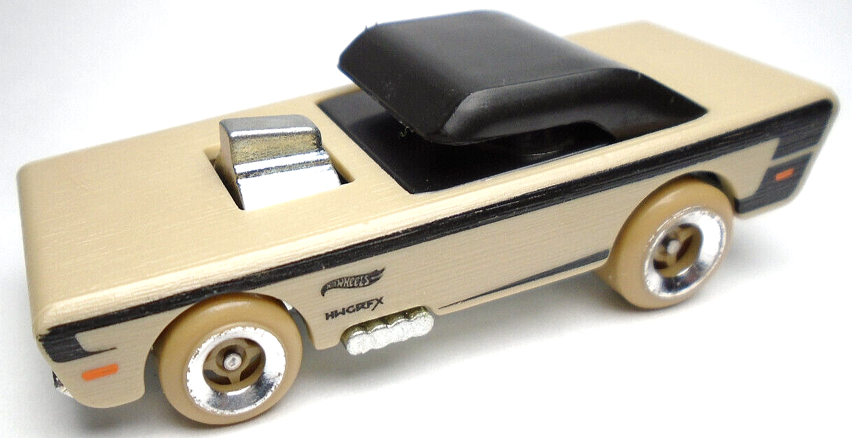 2024 HOT WHEELS SMALL BLOC TOONED TAN 1:64 DIECAST 2 3/4" CAR W/ BLACK ...