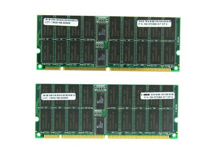 Sun 512MB (2x 256MB) Ultra 10 Memory RAM Kit X7039A 370-3799 3rd Party ...