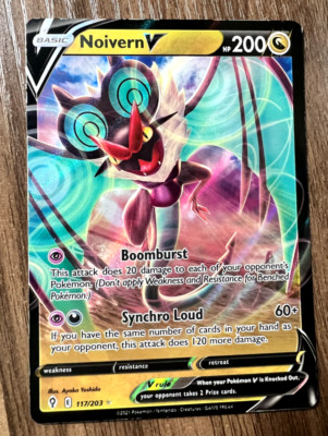 Pokémon TCG Noivern V Evolving Skies 117/203 Holo Ultra Rare | eBay
