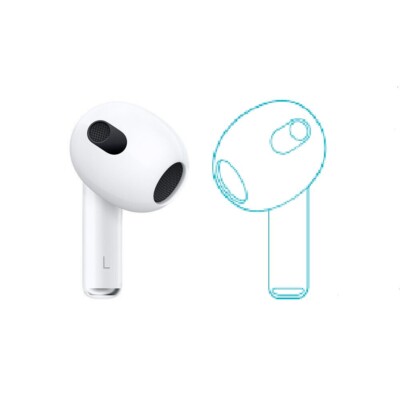 Genuine Apple Airpods 3rd Gen Replacement Left Airpod - Left Ear Only ...