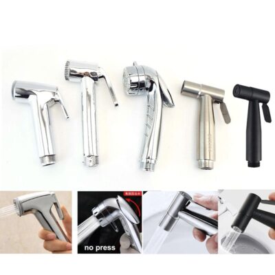 Handheld Bidet Faucet Spray Gun Shower Head Stainless Bathroom Toilet ...