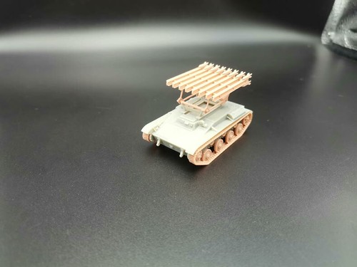 1/72 Soviet T60 Tank Katyusha Rocket Launcher Unpainted Model Kit 3D ...