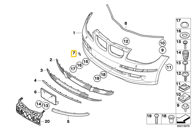 BMW (Genuine OE) 51117201202 for sale online | eBay