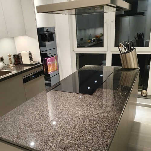 Nero Impala Black Kitchen Countertop Gabbro Granite Polished 60cm | eBay