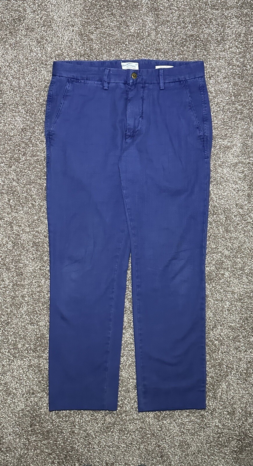 GANT Rugger Men’s Pant WASHED TWILL Chino Solid Blue … - Gem