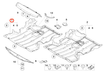 BMW 1 E81 Nouveau Moteur D'origine Sous Protection Couverture ...