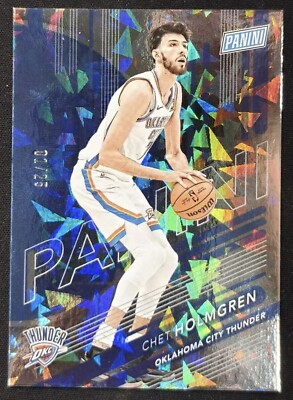 Chet Holmgren 2024 Panini The National 01/25 Ice NSCC VIP Thunder #36 ...