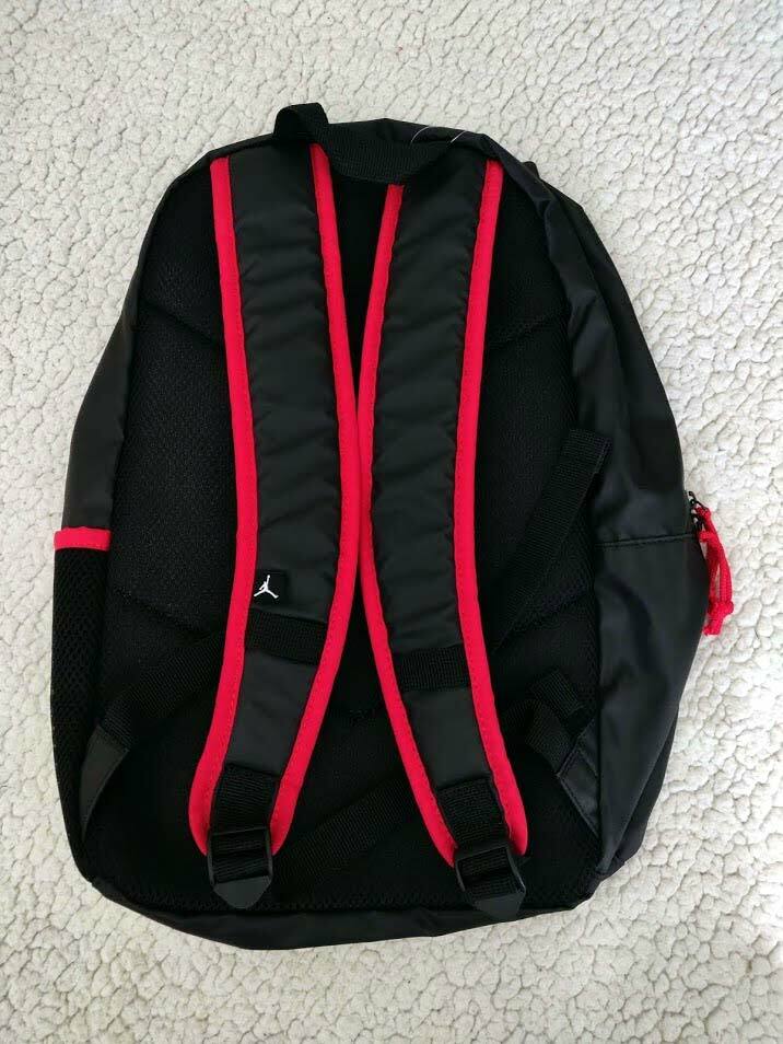 NIKE AIR JORDAN JUMPMAN BACKPACK SLING PREMIUM LAPTOP BLACK GYM RED ...
