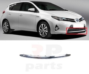 FOR TOYOTA AURIS 2013-2015 NEW FRONT BUMPER GRILL LOWER CHROME TRIM | eBay