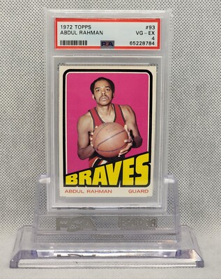 1972 Topps Walt Hazzard Mahdi Abdul Rahman Braves #93 PSA 4 VG-EX | eBay