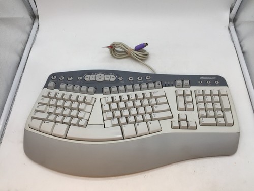 Microsoft Natural Multimedia Keyboard Ergonomic Comfort 1.0A RT9470 ...