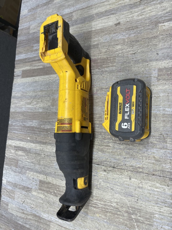 DEWALT DCS381 - 20 V MAX RECIPROCATING SAW W/6AH FLEXVOLT BATTERY | eBay