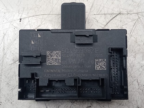 SKODA OCTAVIA MK3 ESTATE PASSENGER FRONT DOOR MODULE 5Q4959392E (Y26 ...