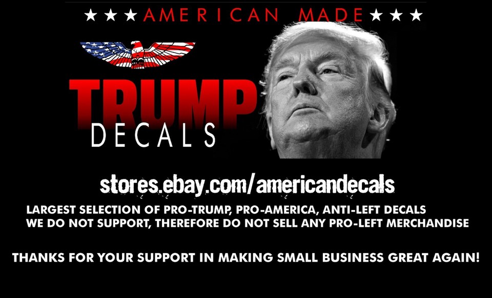 TRUMP STICKER FOOL AID ANTI DEMOCRAT MAGA DECAL FLAG | eBay