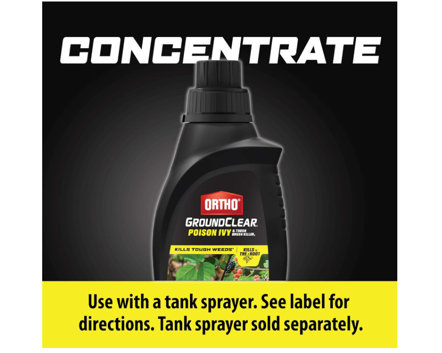 Ortho Ground Clear Poison Ivy Tough Brush Killer Concentrate 32oz ~ New ...