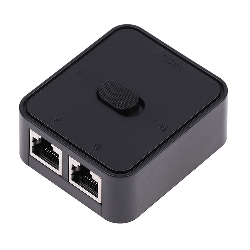 RJ45 Network Switch Selector 1000Mbps 2 In 1 Out/1 In 2 Out Internal ...