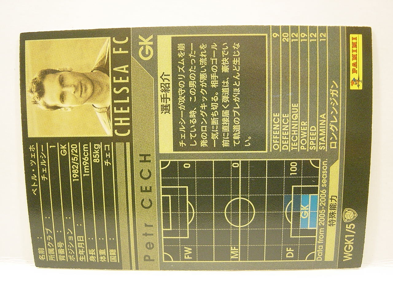 Panini WCCF 2005-06 WGK Shay Given 1976 Ireland No.1 Newcastle United WorldClass | eBay