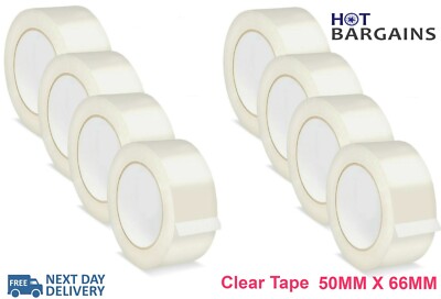 Clear Tapes Heavy Duty Packing Tape Clear Sellotape carton Sealing 50mm ...