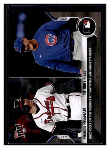 2021 Topps Now - Freddie Freeman, Anthony Rizzo #145 /1222 for sale ...