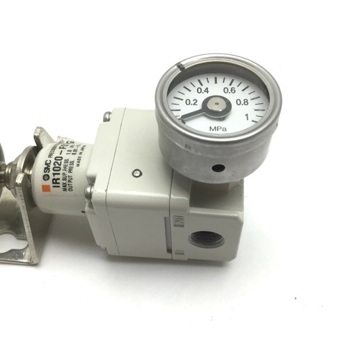 SMC IR1020-F01BG Precision Pneumatic Regulator, Supply: 1.0MPa, Set: 0. ...